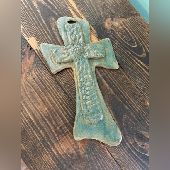 Accents | Ceramic Cross Decor | Poshmark